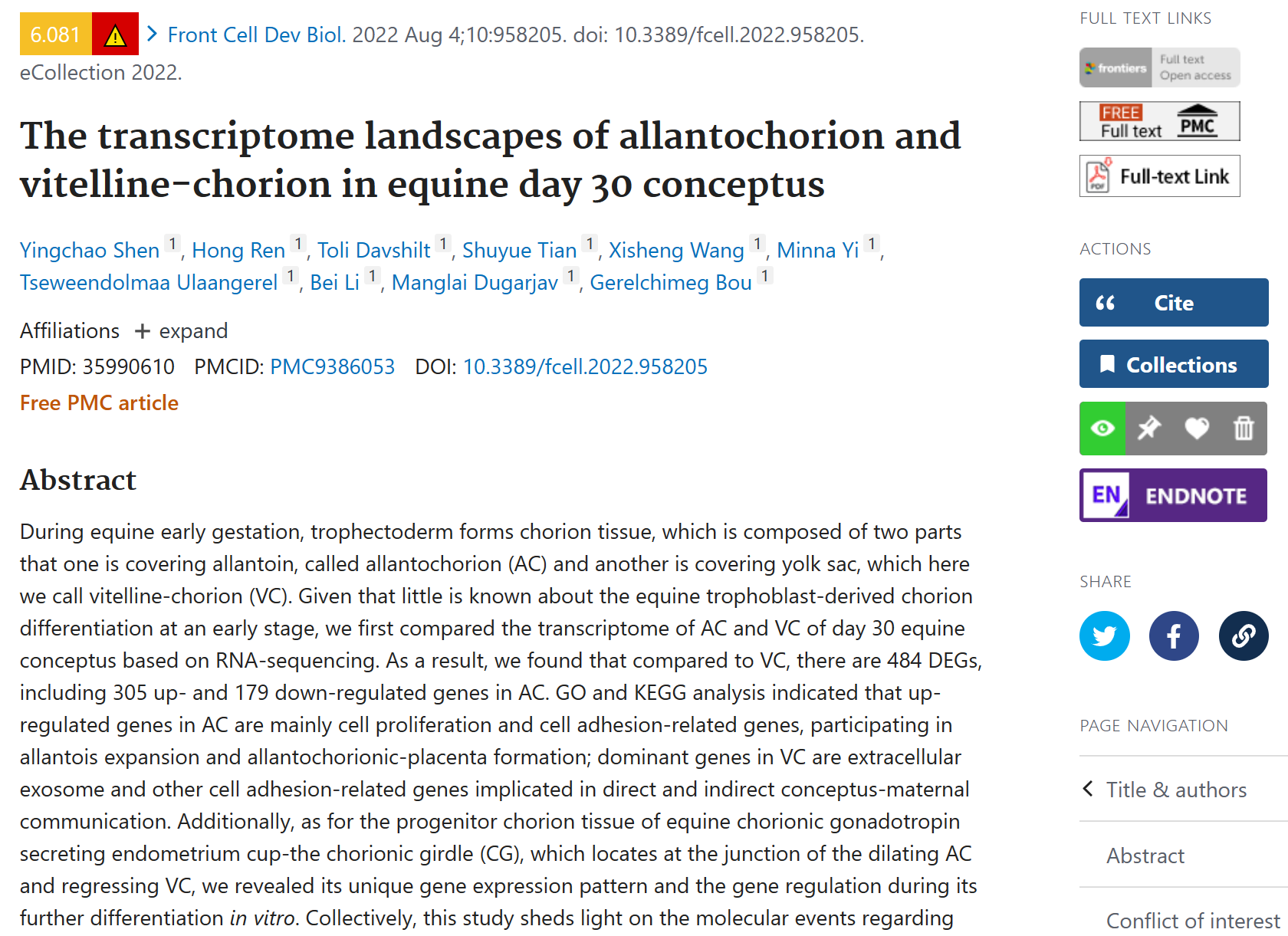 我系发表3篇高水平论文-畜牧兽医技术系